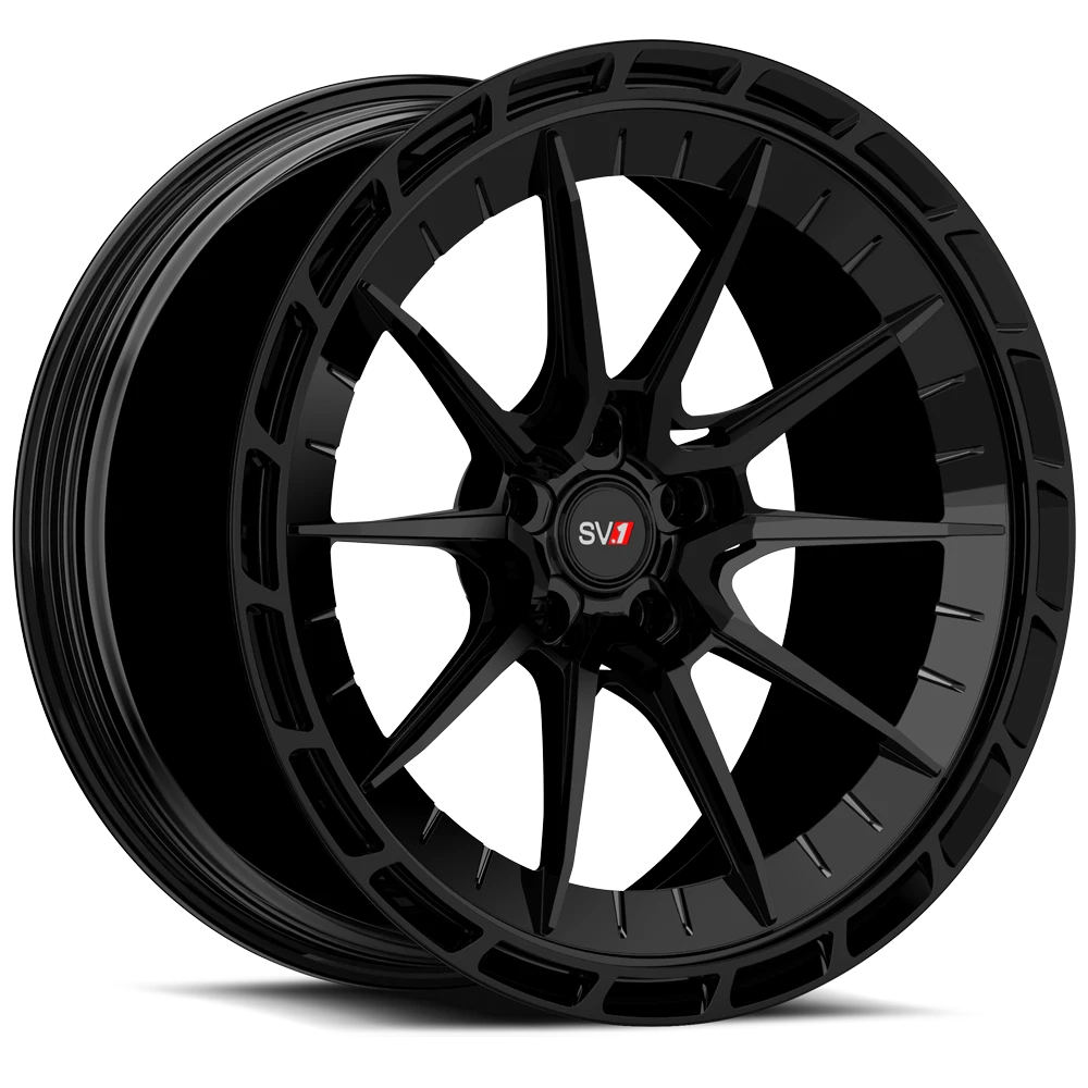 R1 Gloss Black - Savini Wheels