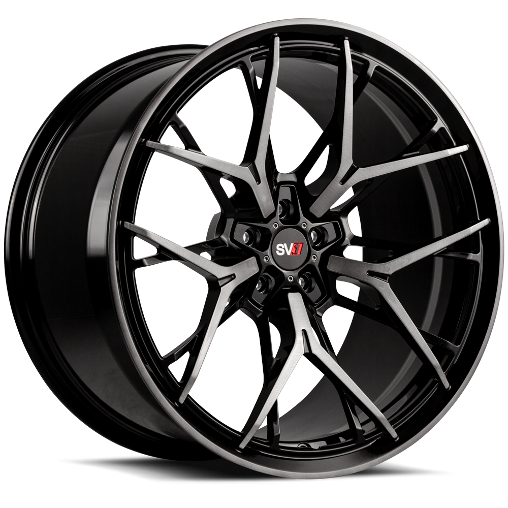 R3 Gloss Black with Double Dark Tint - Savini Wheels