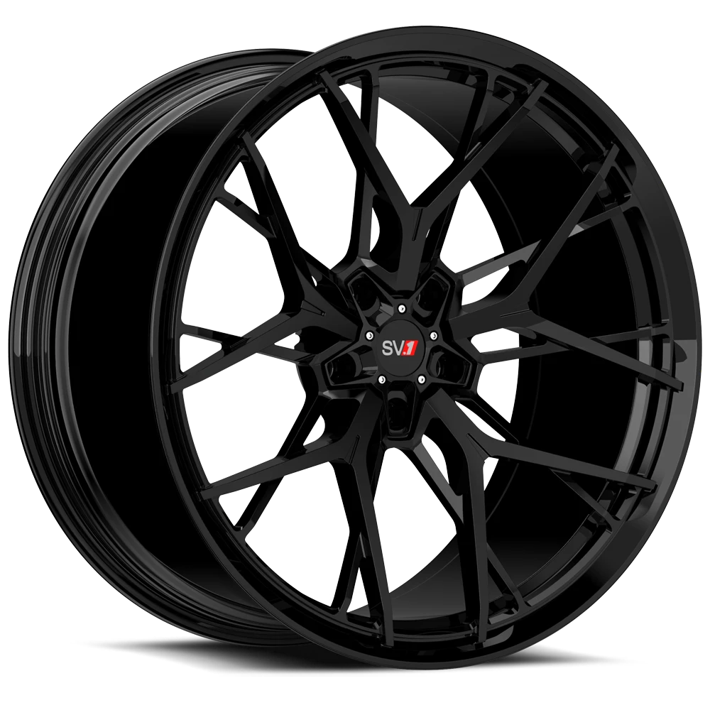 R9 Gloss Black - Savini Wheels
